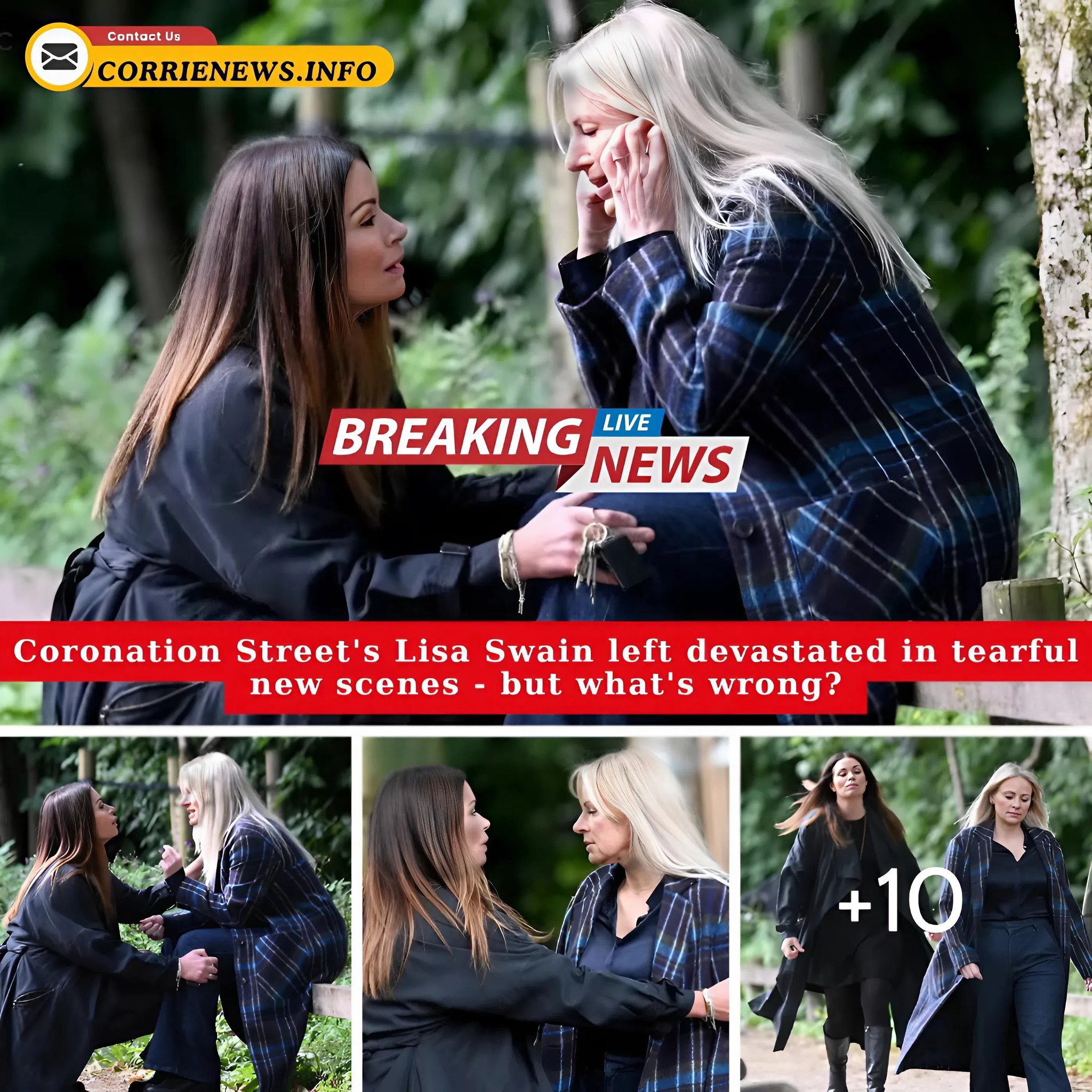 TEARS EVERYWHERE!! Coronation Street’s Lisa Swain left devastated in ...